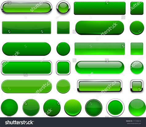 Green Glossy Button Images Stock Photos Vectors Shutterstock