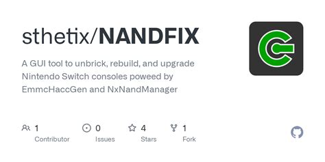 Github Sthetixnandfix A Gui Tool To Unbrick Rebuild And Upgrade Nintendo Switch Consoles