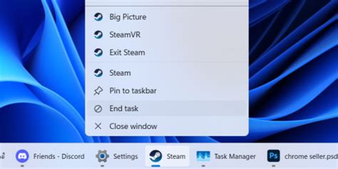 Windows 11 เพมปม End Task บน Taskbar คลกขวา สงปดโปรแกรมคางได