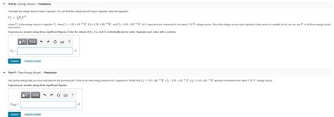 Solved Part A Equilvanent Capacitance Prediction 3