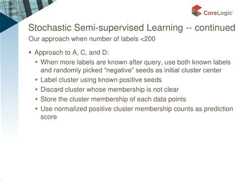 Ppt Semi Supervised Learning On Partially Labeled Imbalanced Data Powerpoint Presentation Id