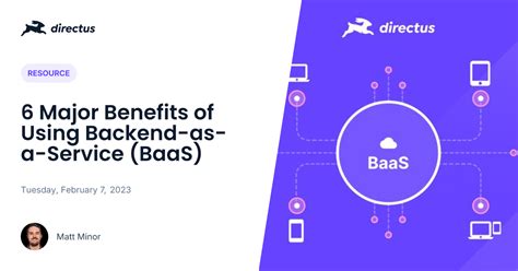 6 Major Benefits Of Using Backend As A Service Baas
