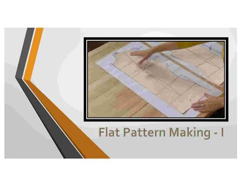 Flat Pattern Making I Prof Sgb Pdf