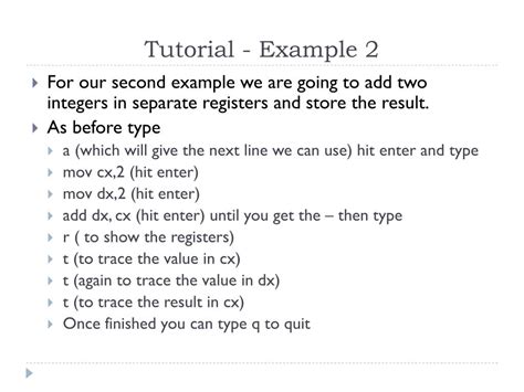 Ppt Lab6 Debug Assembly Language Lab Powerpoint Presentation Free