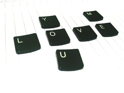 Premium Photo Alphabets Of Computer Key On Paper