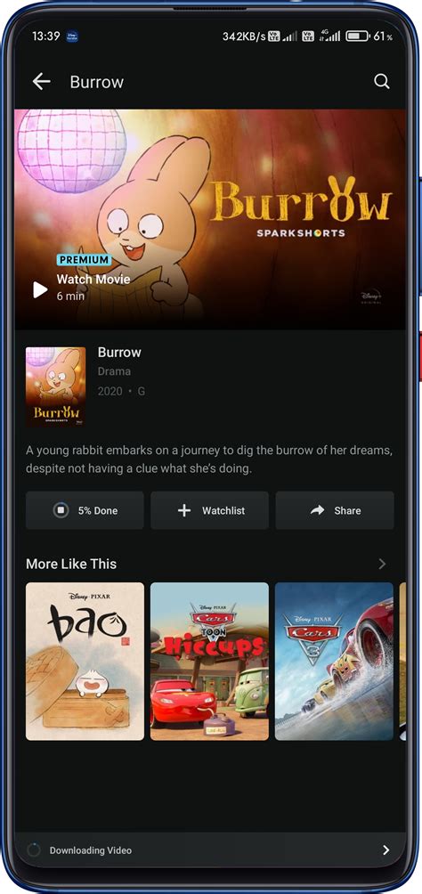 Pixars Burrow Short Now Streaming R Disneyplushotstar