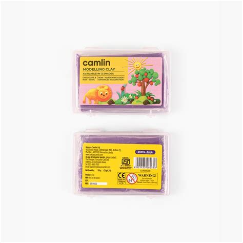 Camlin Modelling Clay 150 G Purple Ant Mascot