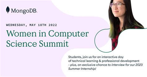 Mongodb On Linkedin Mongodbs Women In Computer Science Summit Is A Unique Event Held