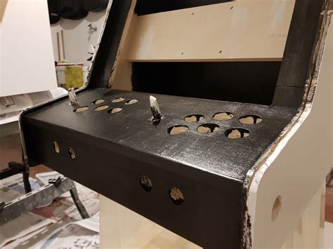 Arcade Bartop With Raspberry Pi RetroPie DIY Tutorial Of Painting