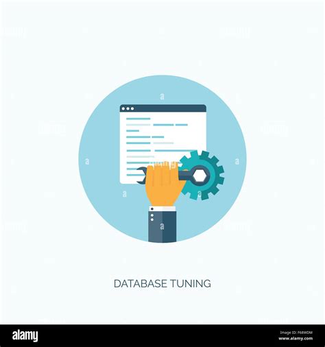 Vector Illustration Database Flat Computing Background Programming Coding Web Development