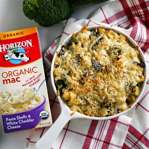 Easy White Cheddar Mac And Cheese With Broccoli And Mushrooms The Two
