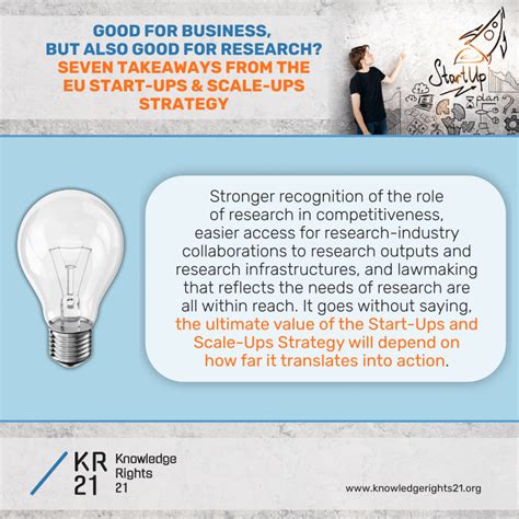 Good For Business But Also Good For Research Seven Takeaways From The Eu Start Ups And Scale