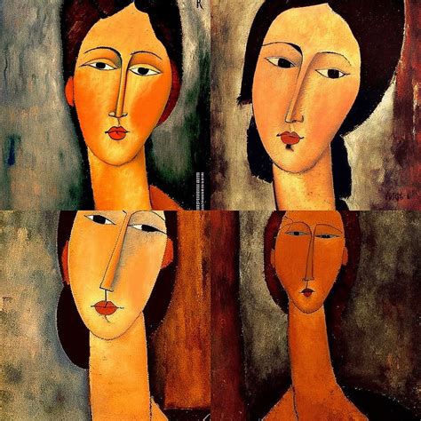 Amedeo Modigliani Midjourney Style Andrei Kovalevs Midlibrary 20
