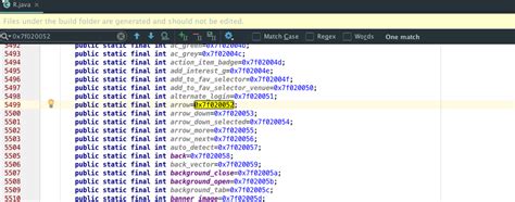 java android resources notfoundexception resource id 0x7f020052