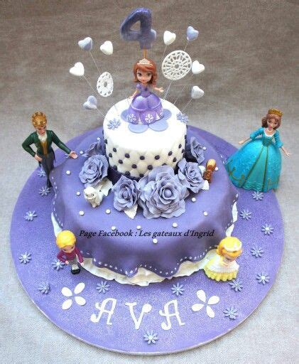 Princesse Sofia Gateau Cree Par Les Gateaux D Ingrid Facebook Cake Birthday Cake