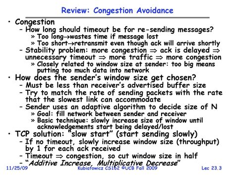Cs162 Operating Systems And Systems Programming Lecture 23 Network