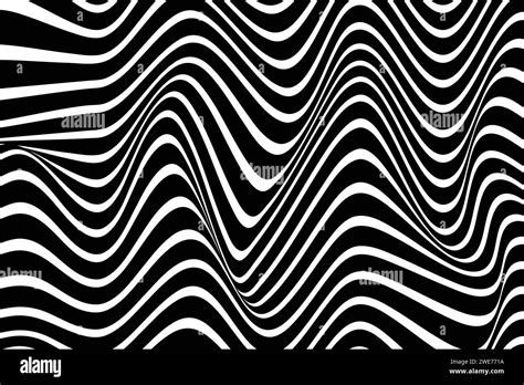 Abstract Curved Wavy Lines Pattern Vector Illustration Stock Vector Image And Art Alamy