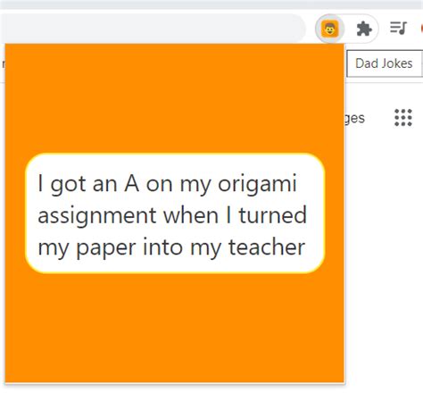 GitHub Dhruvin Dhameliya Dad Joke Chrome Extension Dad Joke Generator Chrome Extension Using
