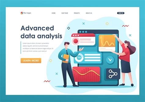 Premium Vector Young Entrepreneurs Review Reports And Analyze Data