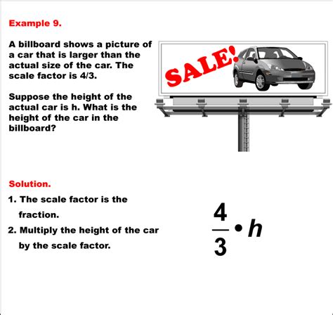 math example fraction properties comparing fraction products example