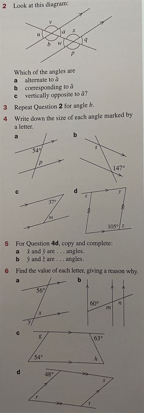 Year 7 Angles In Parallel Lines Maths With David