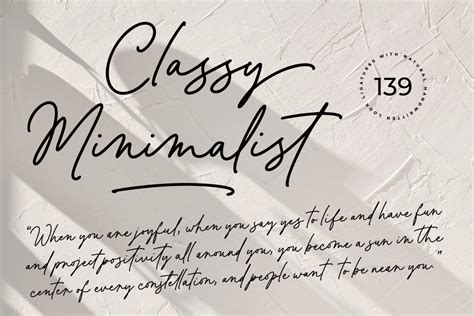Classy Minimalist Font By Jinanstd · Creative Fabrica