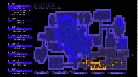 Brogue Gameplay With Lustmord Atmospheric Ascii Roguelike Youtube