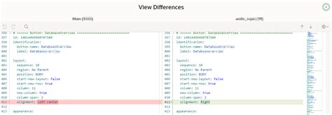 Working Copy Strange Behavior When Comparing Main And Copy Oracle