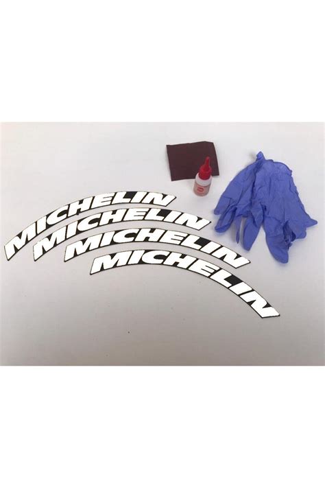 Michelin Tire Stickers Tire Lettering Kit Premium Durable Decals 4