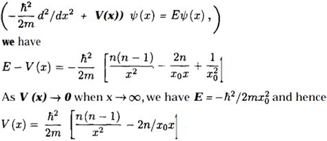 Consider The One Dimensional Wave Function Ψ Axx0n E Xx0