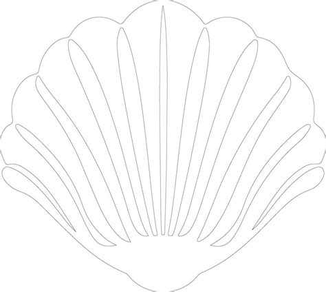 Bivalve Outline Silhouette 38494802 Vector Art At Vecteezy