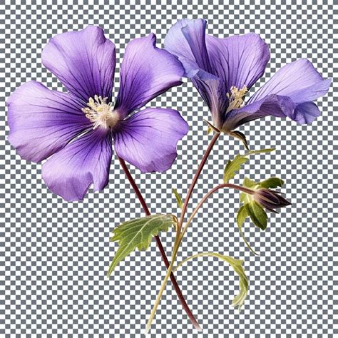 Premium Psd Blue Iris Flower