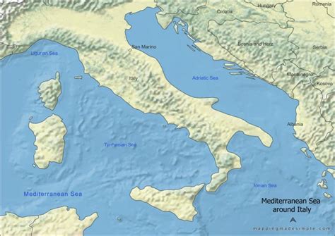Maps Of The Mediterranean Sea Mapping Made Simple