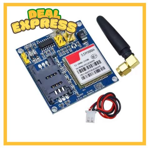 Jual Module Sim900a Gsm Gprs Shield Serial Modem For Arduino Shopee Indonesia