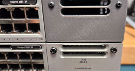 Cisco 3850 Network Module Blanking Plate C3850 Nm Blank By Cenedd Download Free Stl Model