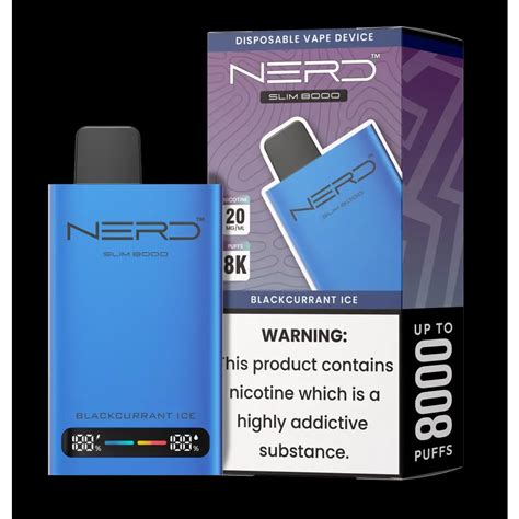 Nerd Slim 8000 Puffs Disposable Vape Fast Delivery Dubai And Uae