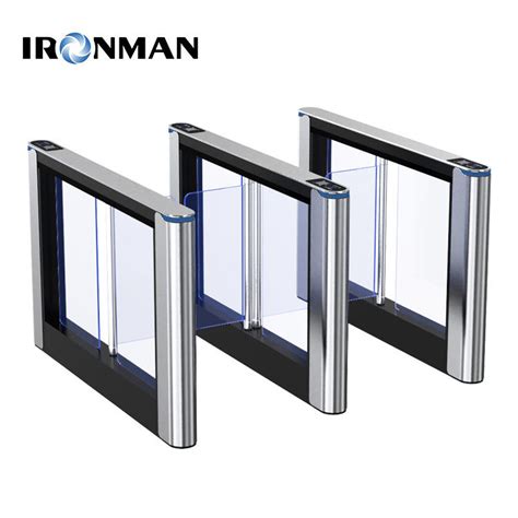 Entrance Access Control Passage Barrier Turnstile Gate With Qr Code Scanning Reader