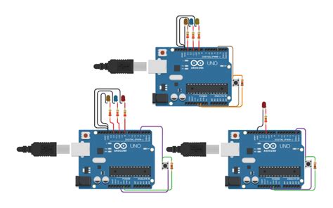 circuit design práctica 2 arduino programa led y botón tinkercad