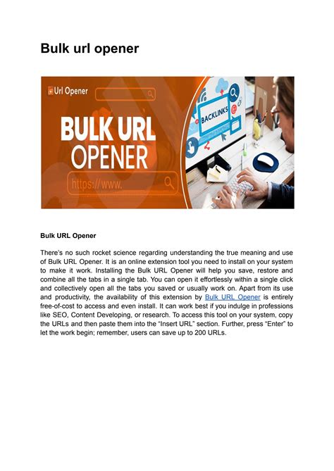 Bulk Opener By Bulkurlopener Issuu