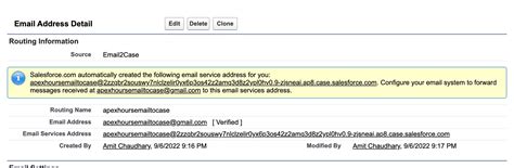 email to case in salesforce apex hours