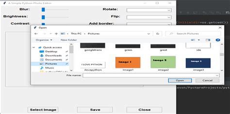 Create A Simple Python Photo Editor App