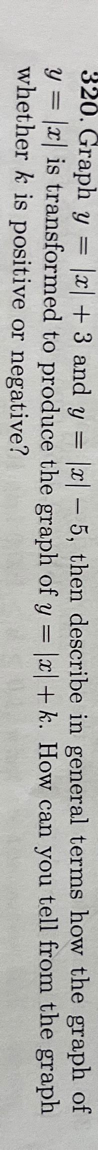 solved graph y x 3 ﻿and y x 5 ﻿then describe in general