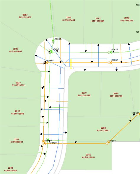GIS Digitizing Utility Service Connections GIS Point