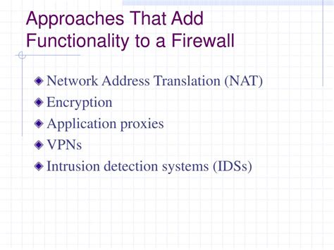 PPT Firewall Configuration Strategies PowerPoint Presentation Free Download ID 354939