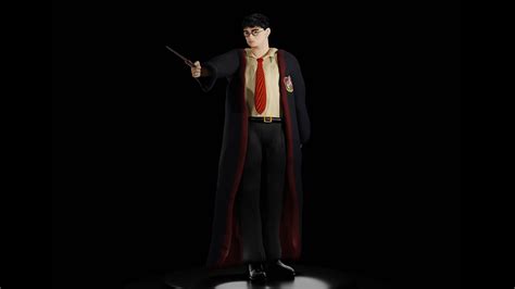harry potter 3d modelling part 1 timelipse youtube