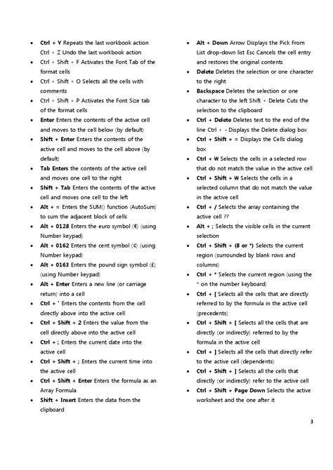 Excel Shortcuts Cheat Sheet PDF Boost Your Efficiency Connect 4 Techs