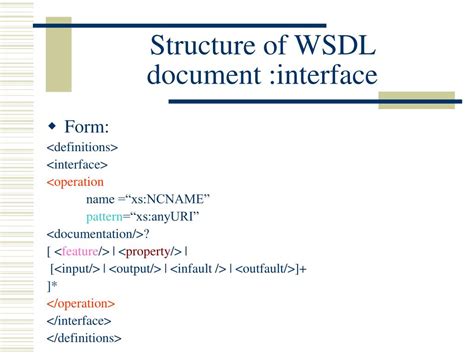 Ppt Wsdl Web Service Description Language Powerpoint Presentation