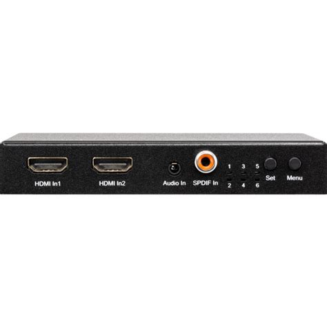 Pro2 Hdmi2spw Hdmi1x2 Splitter Or 2x1 Switch 18g 4k Spdif Audio Extra