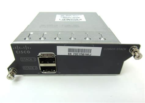 Cisco C X STACK Catalyst C X FlexStack Plus Hot Swap Stacking Module
