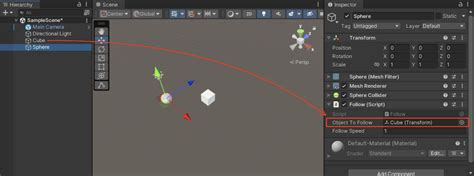 변수와 인스펙터 Unity 매뉴얼